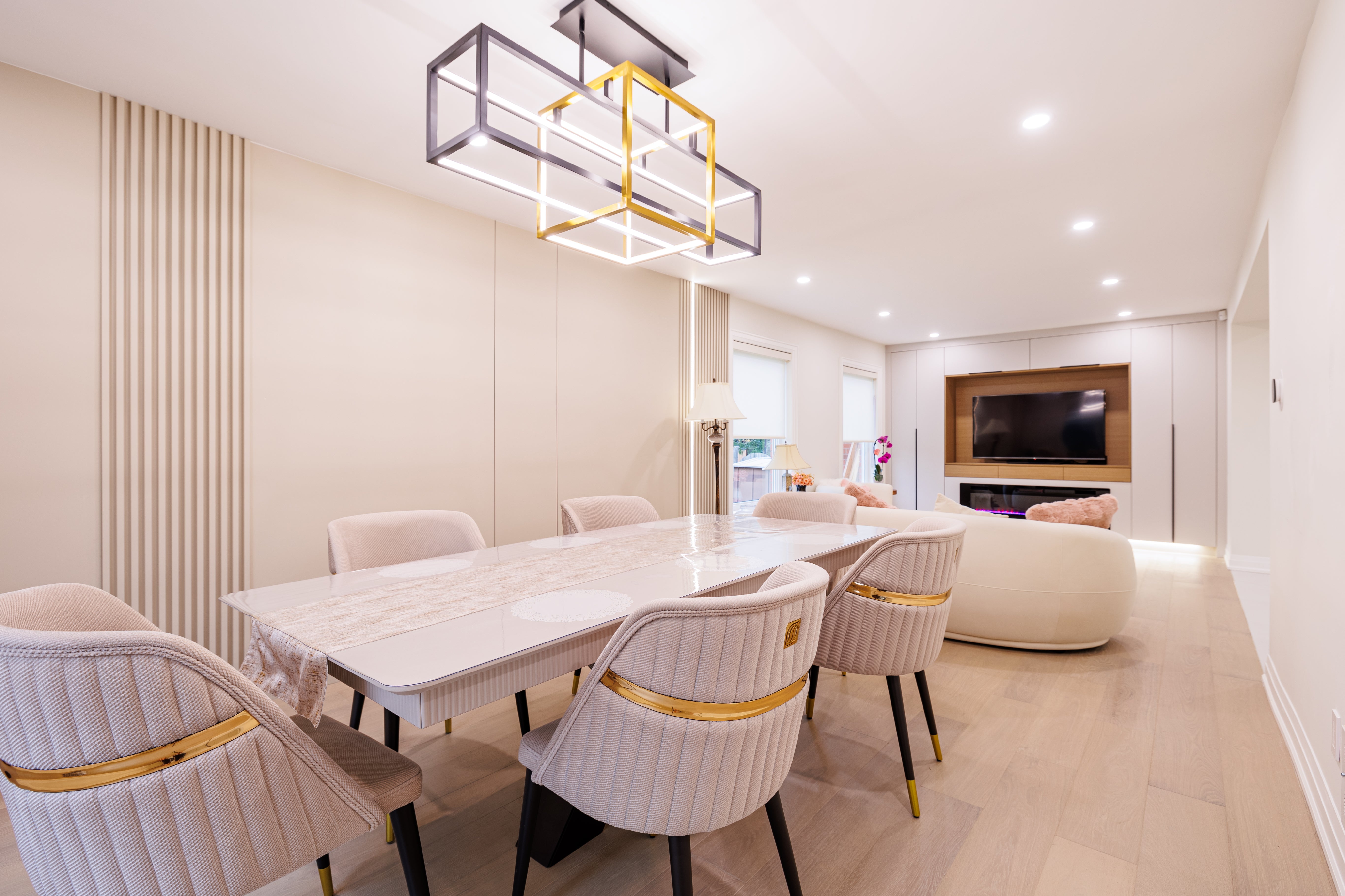 Modern Wall Panel Renovation: A New Design for the Living Room and Bat ...