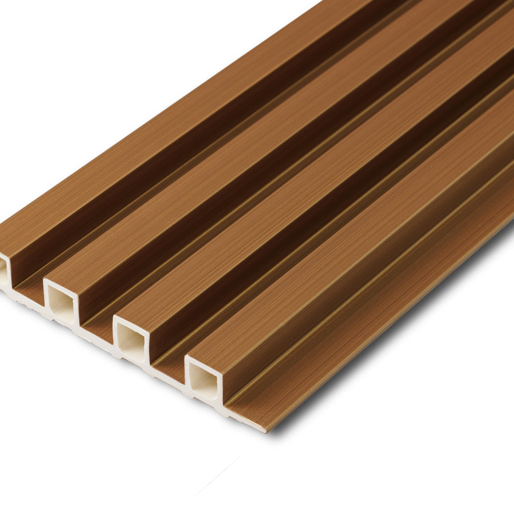 Metal Gold Fluted Panels | Interior & Exterior Waterproof | Richvaugh ...